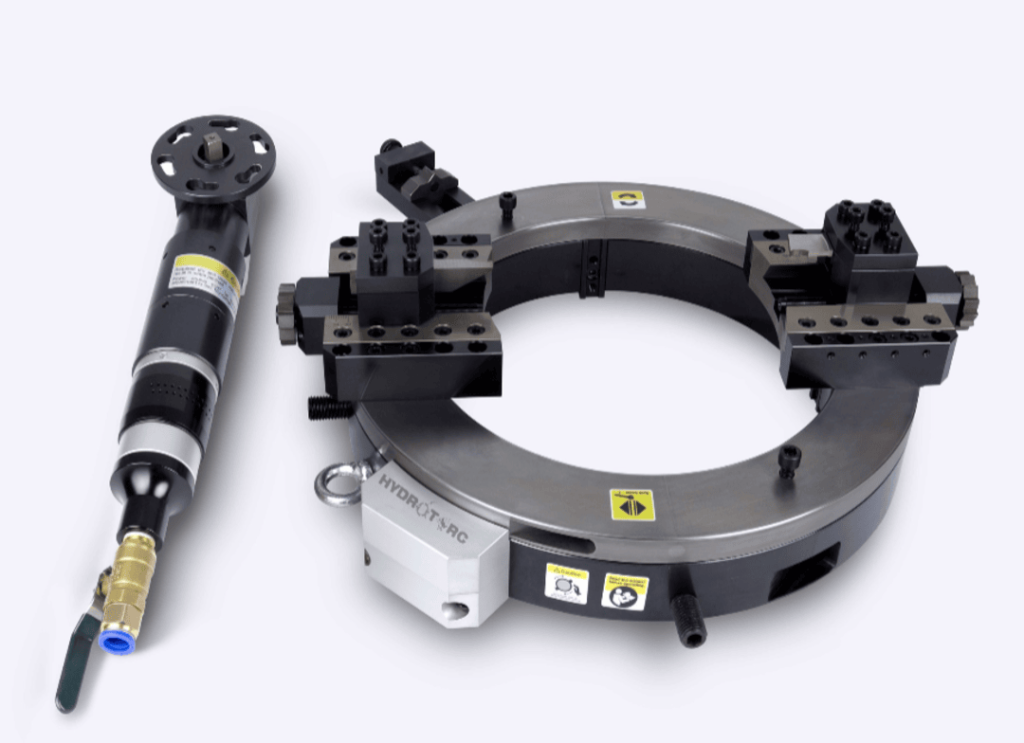 HYDROTORC - Standard Split Frame Pipe Cold Cutting & Beveling Machine ...